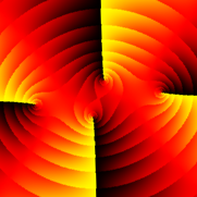 Visualizing complex analytic functions using domain coloring